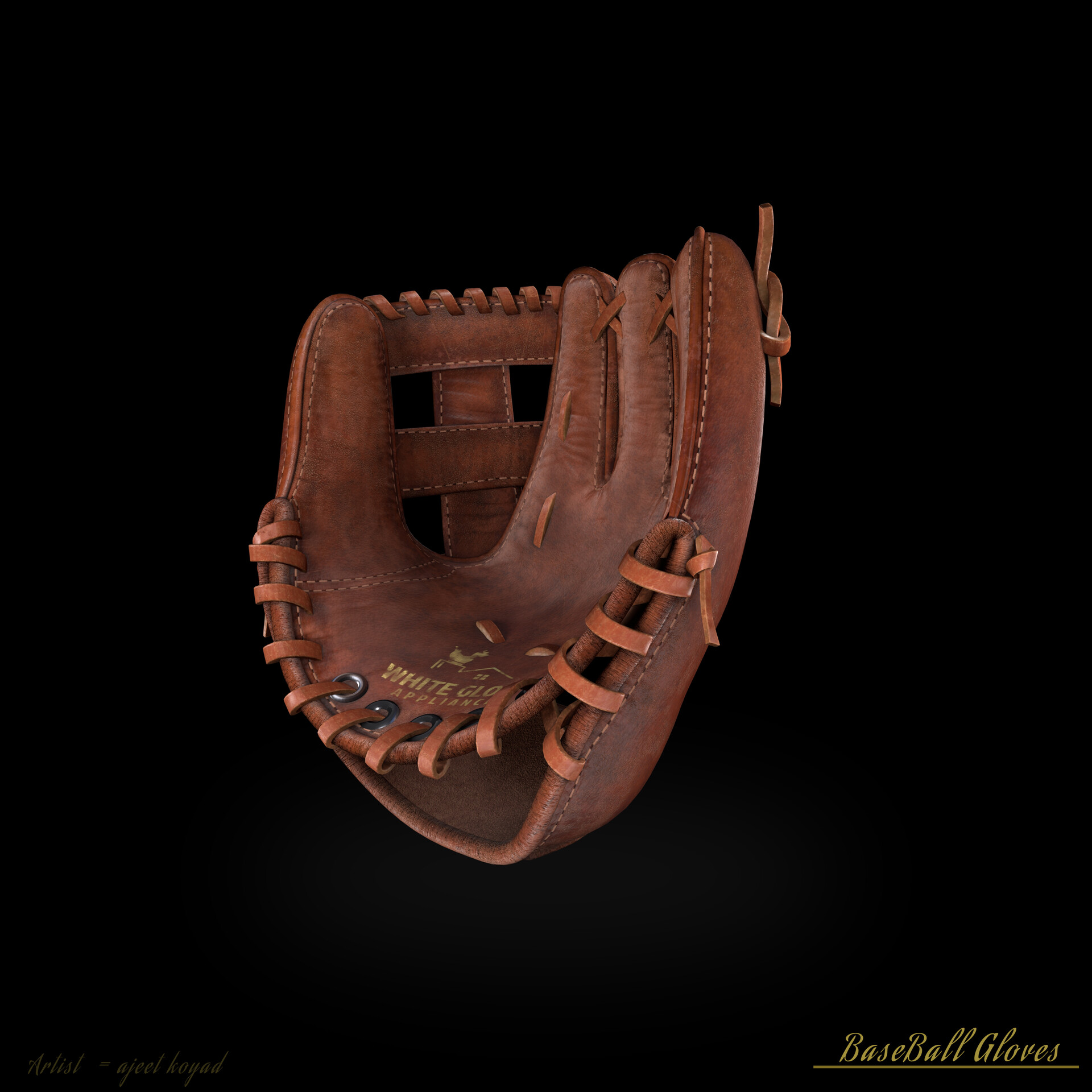 ArtStation - BaseBall Gloves
