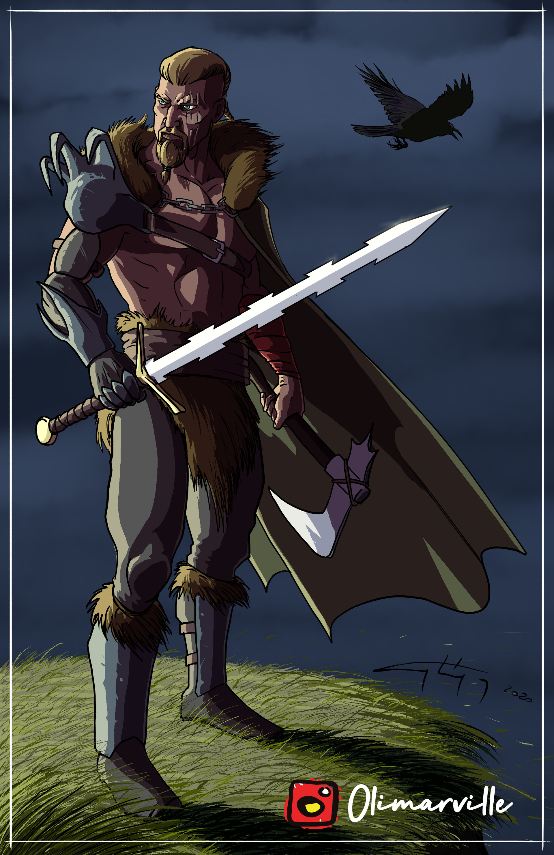 ArtStation - Ullr /Viking fan art comic