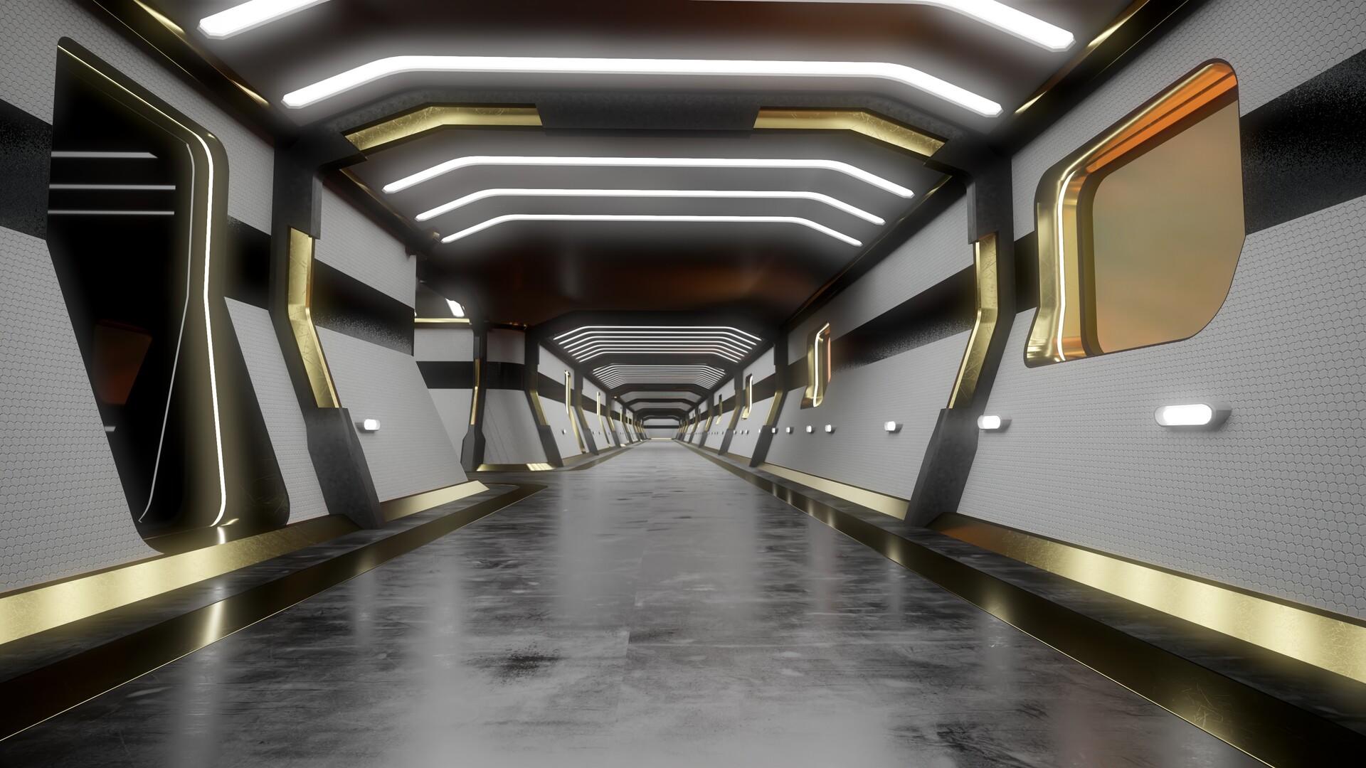 ArtStation - Modular Sci-Fi Interior