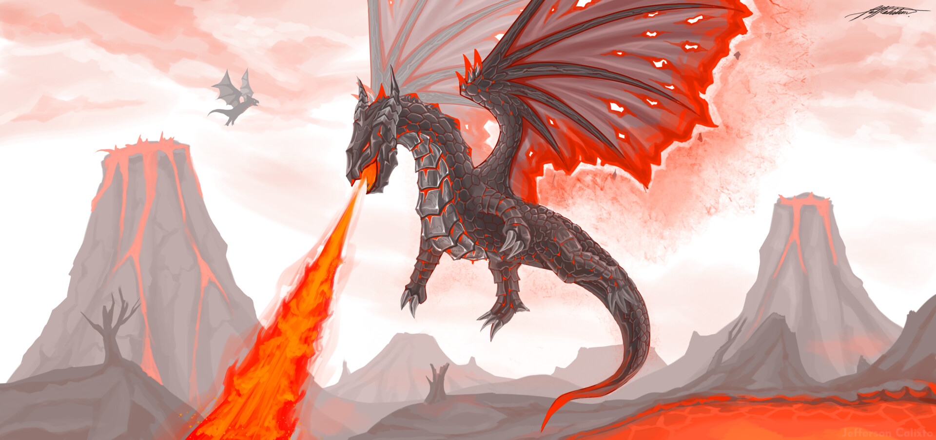 ArtStation - Magma Dragon