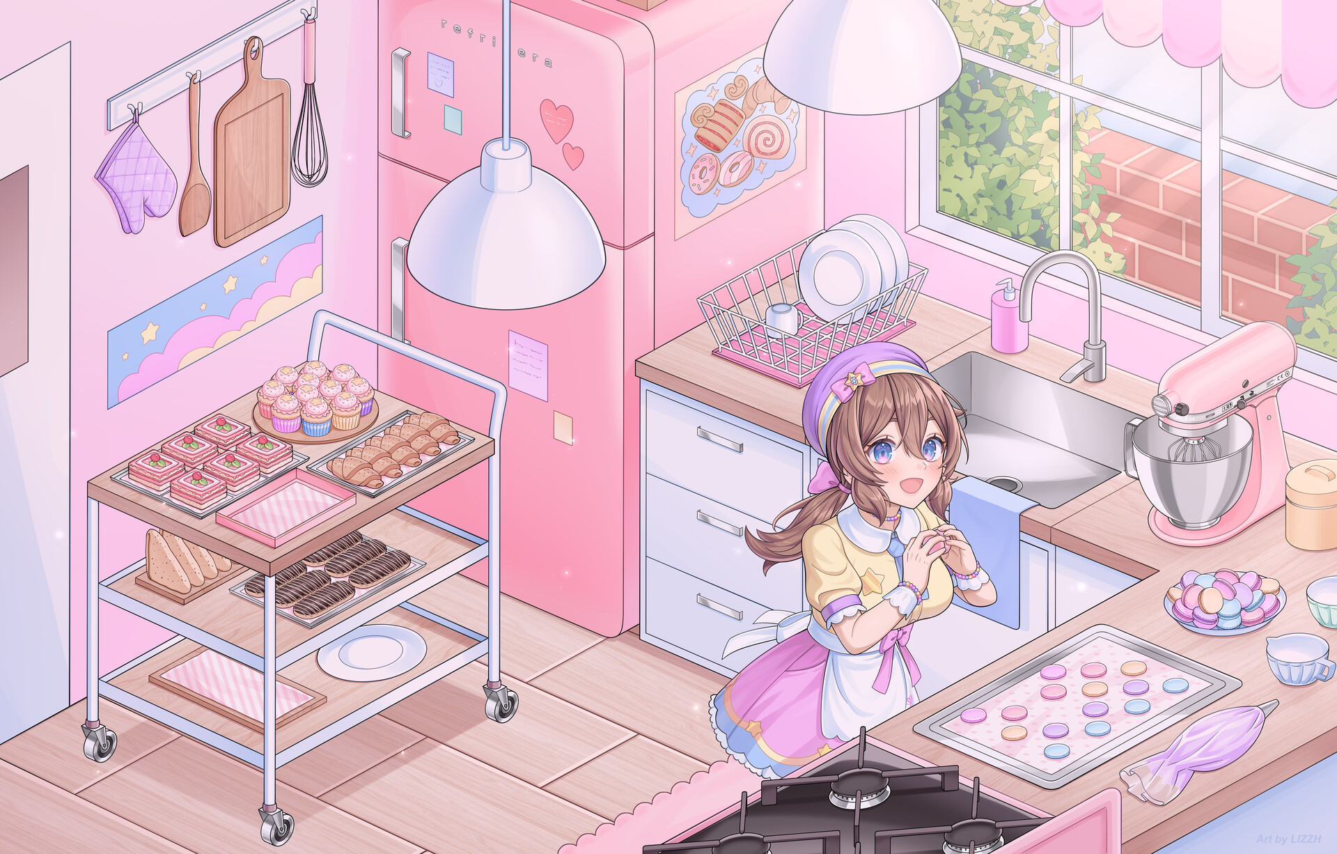 ArtStation - Lilac Snow commission