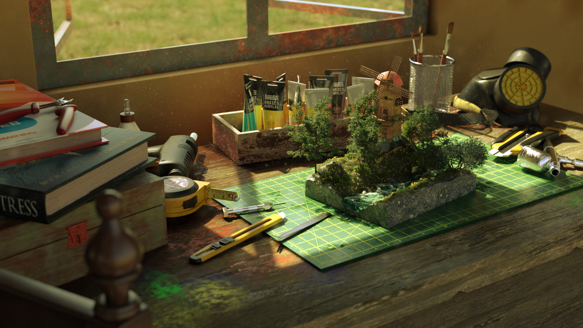 ArtStation - Making a Diorama