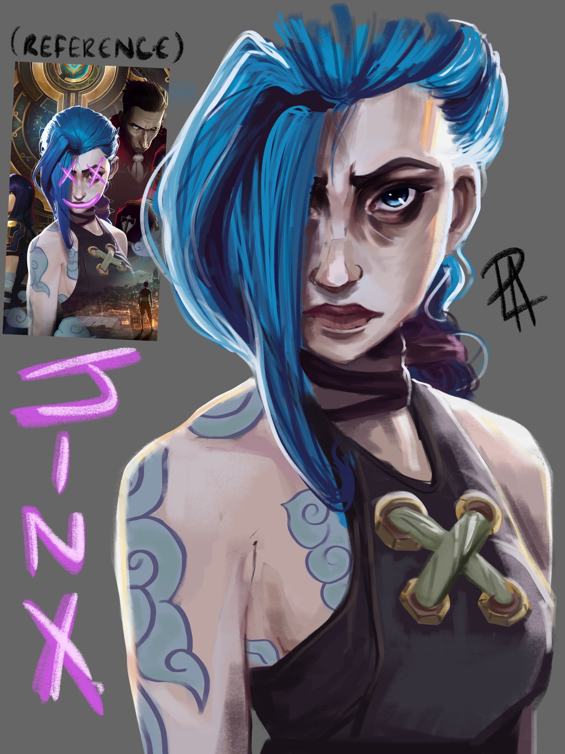 jinx tattoo reference