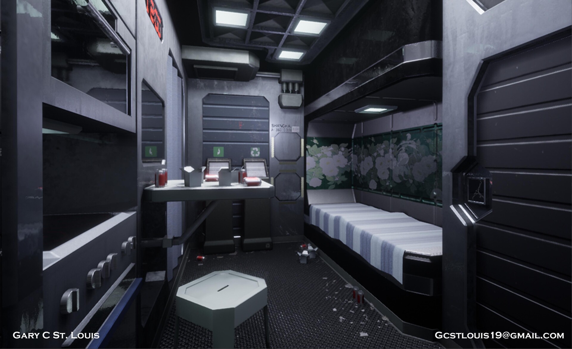 ArtStation - Sci-Fi Room