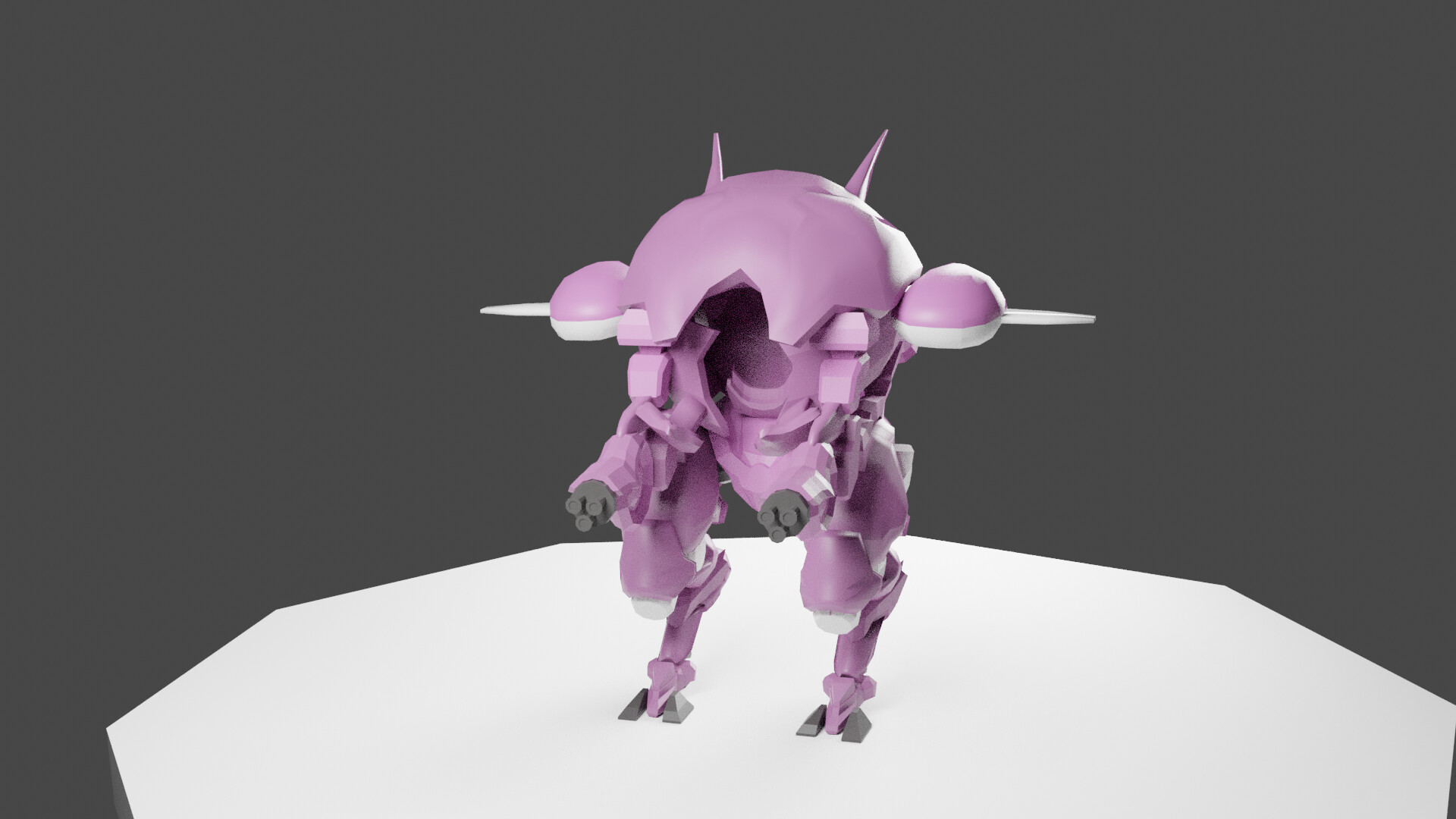 ArtStation - 3D modeling of MEKA from Dva based in Overwatch (2021)