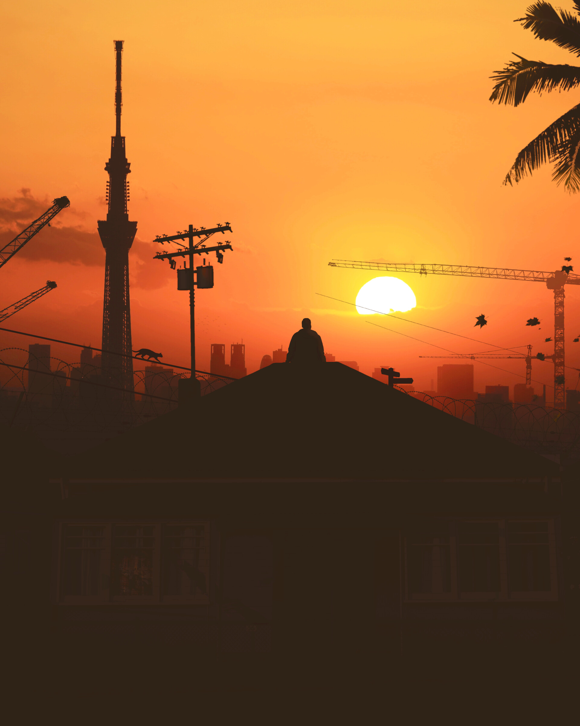 ArtStation - City Sunset