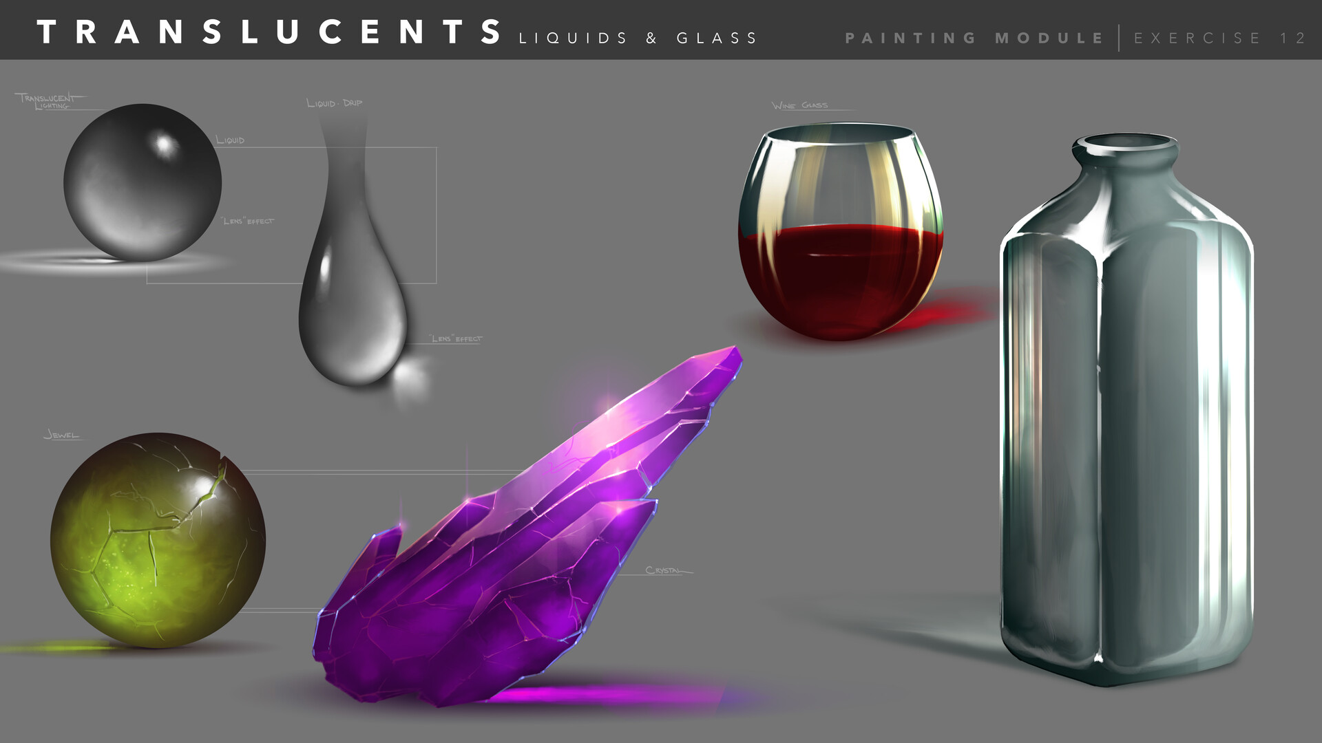 ArtStation - module painting sur les translucides