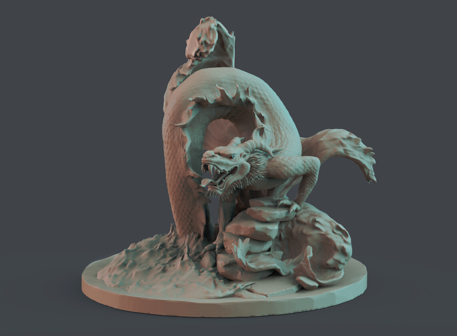 ArtStation - Chines Dragon. Zoya