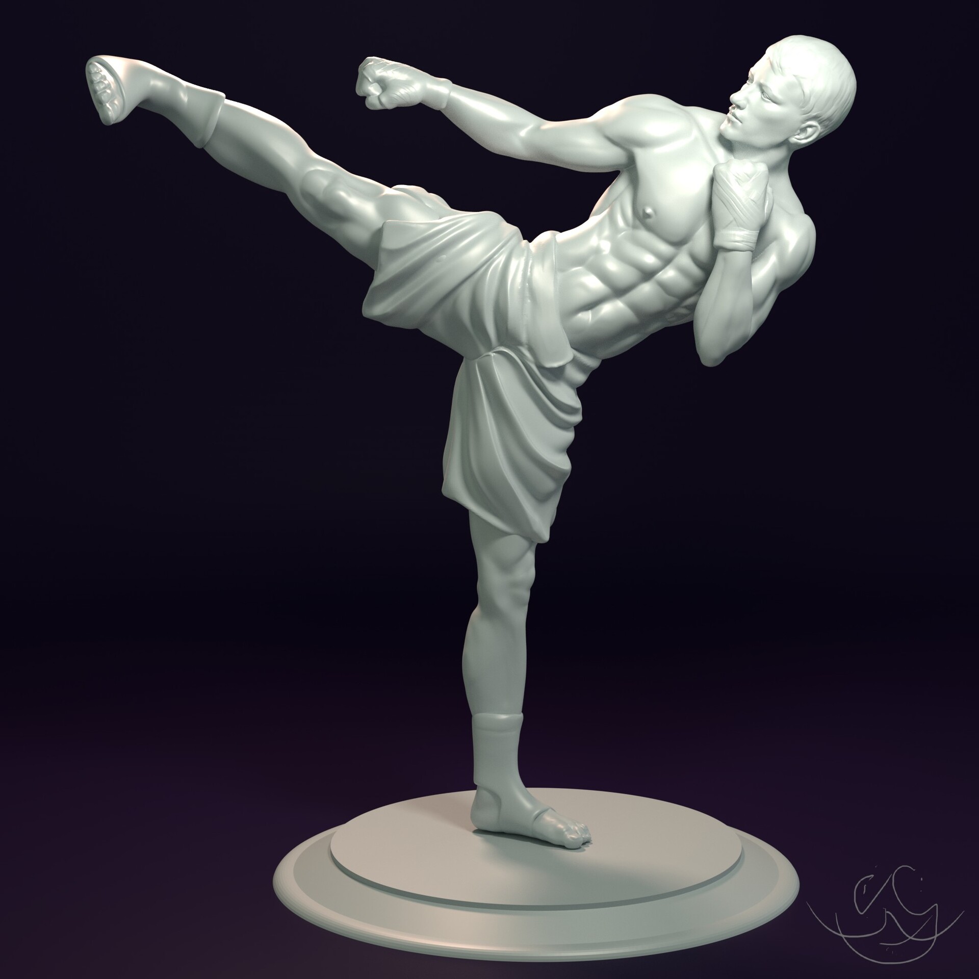 ArtStation - Prize-winner of the European Kickboxing Championship 2016 ...