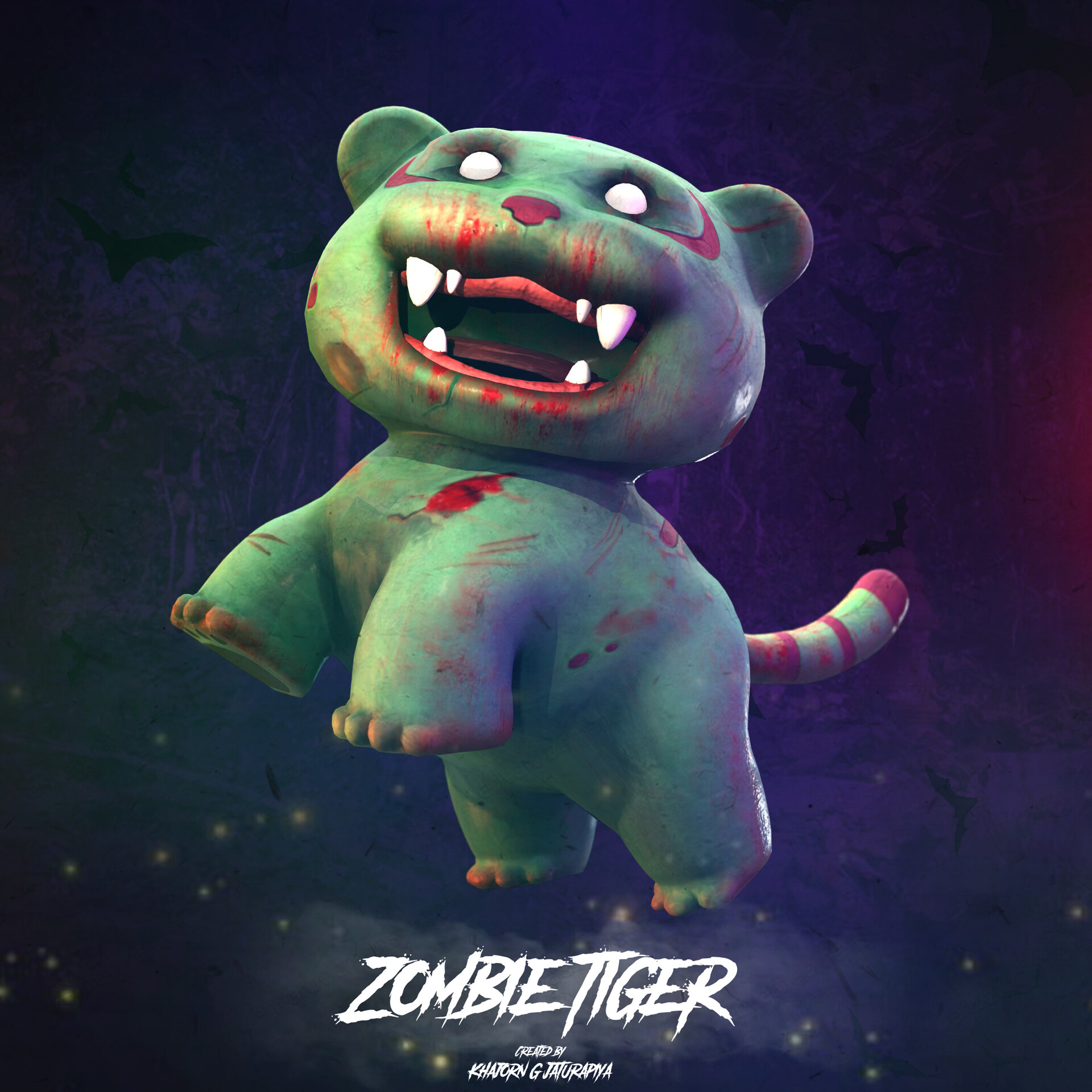 ArtStation - Zombie Tiger