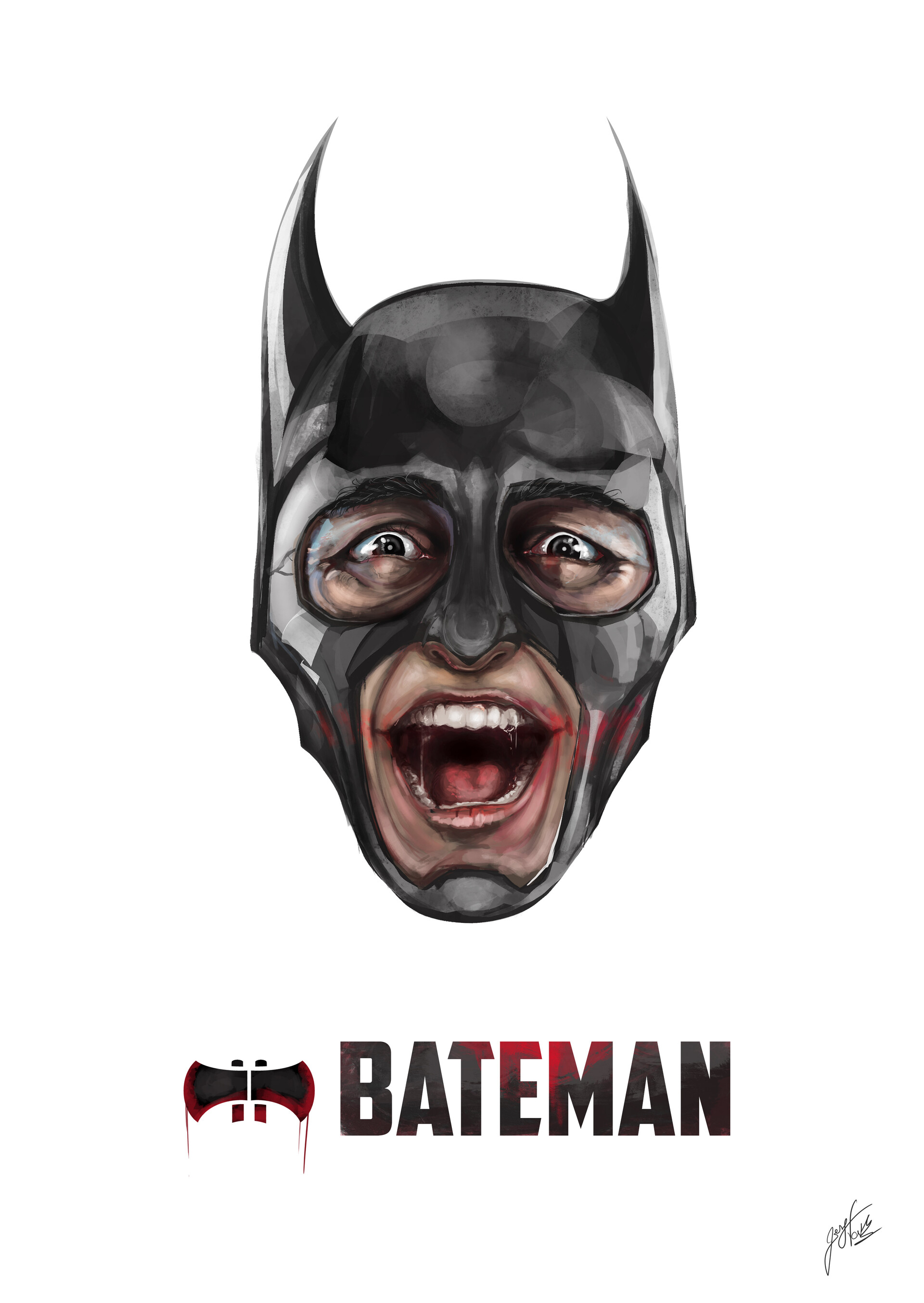 ArtStation - AMERICAN PSYCHO - BATEMAN