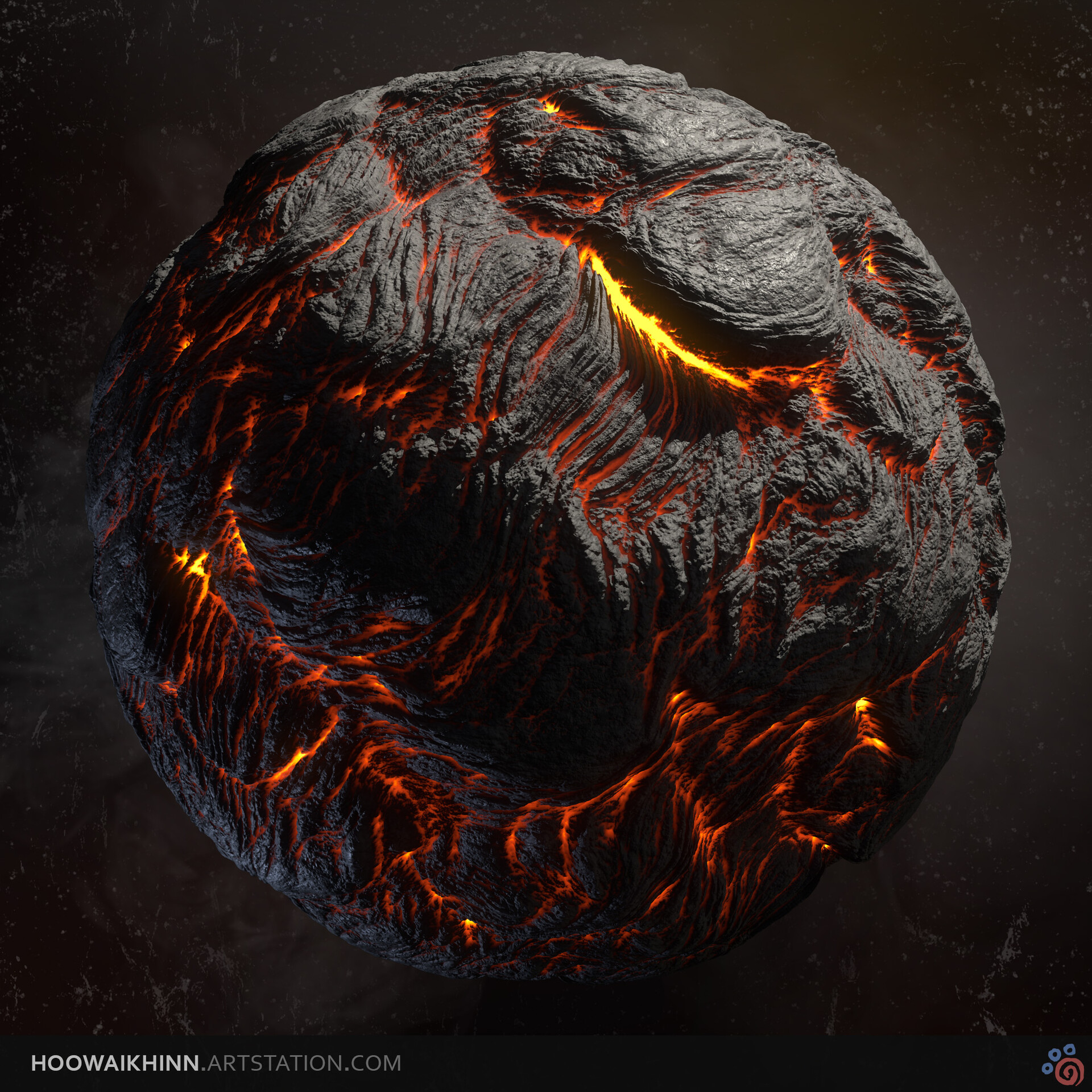 ArtStation - Lava (001) - Substance Designer Material