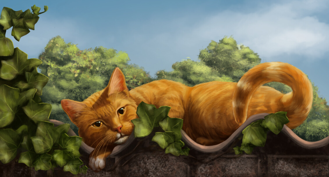 ArtStation - Enkie the cat