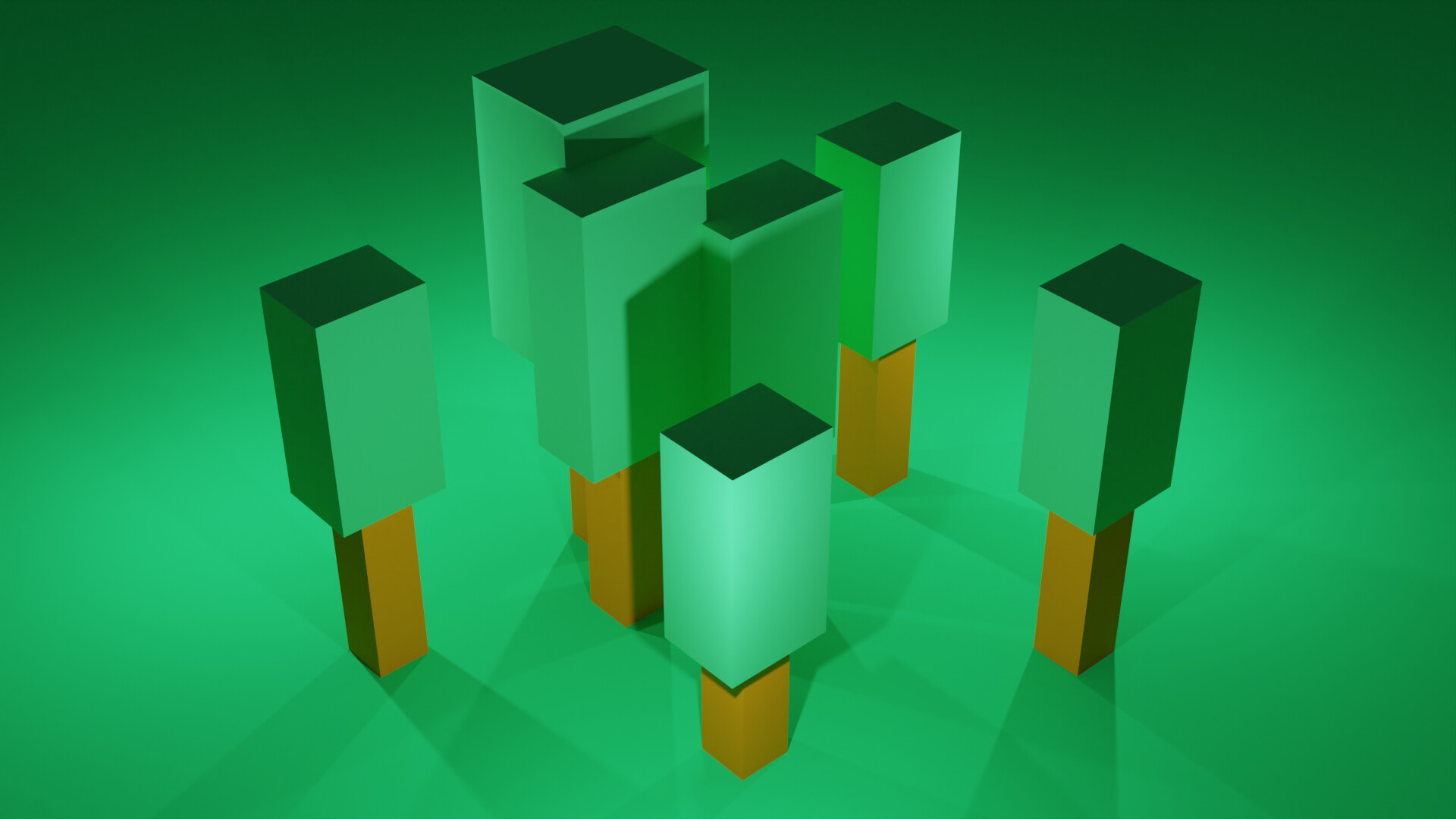 ArtStation - Minecraft tree