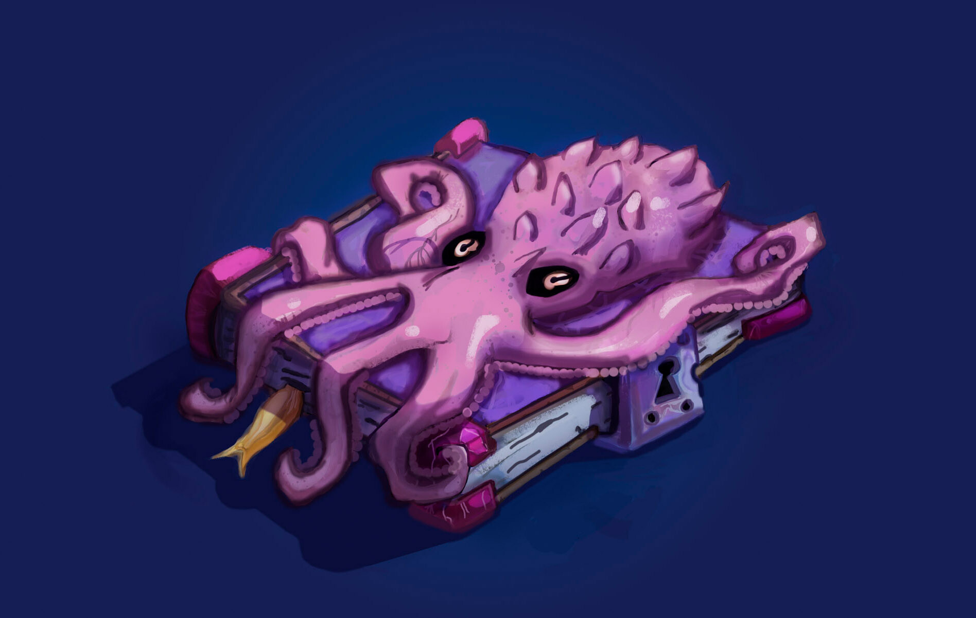 ArtStation - Octopus book