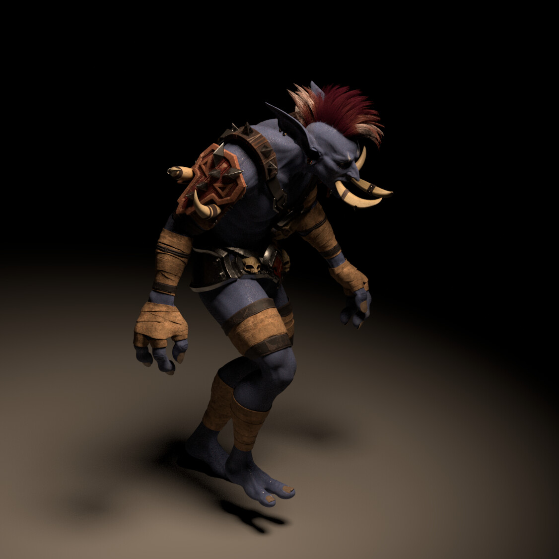 厚道的老呱 - An animation of trolls walking