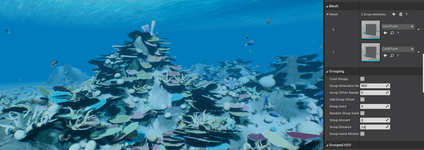 procedural coral