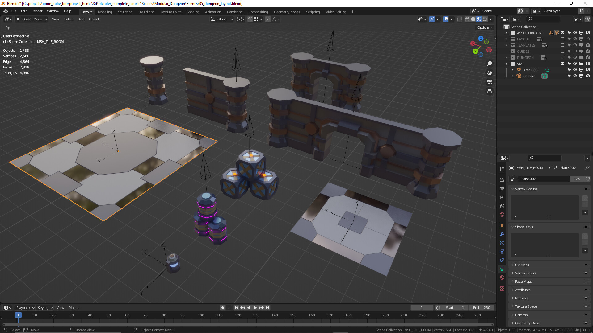 ArtStation - Modular Level Assets/Dungeon