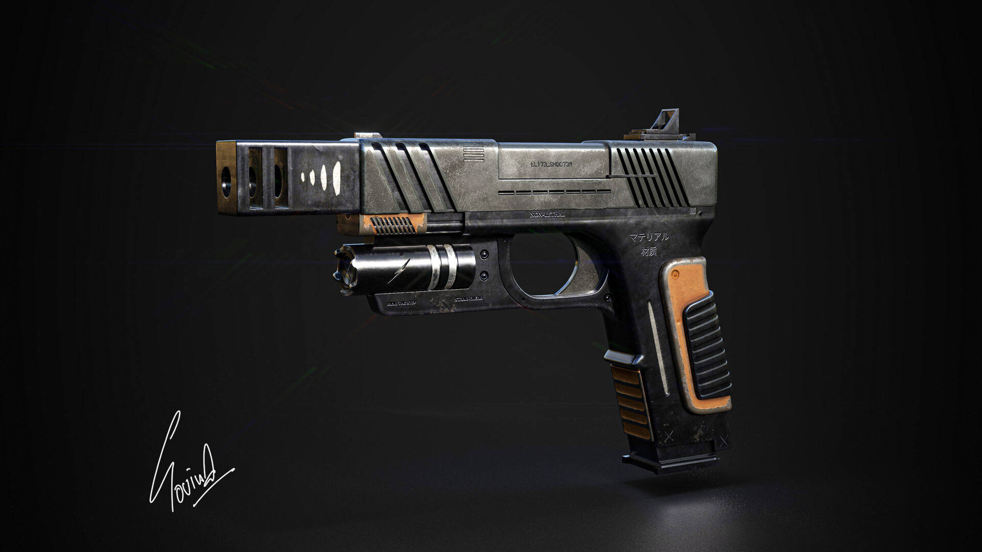 ArtStation - Pistol 3D Renders