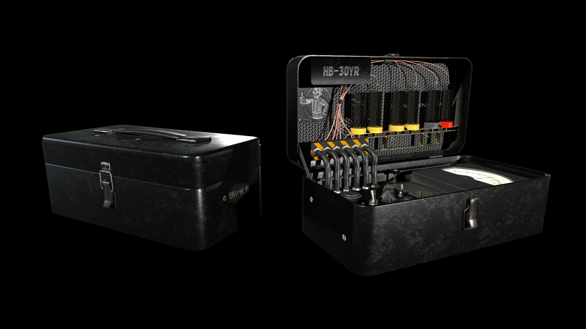 ArtStation - Fallout Geiger Box