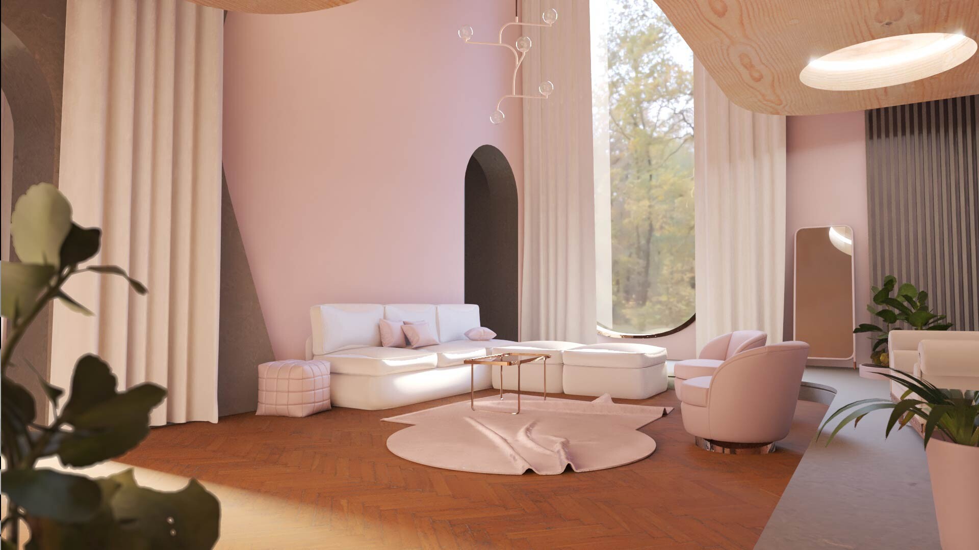 ArtStation - Design Pink Room