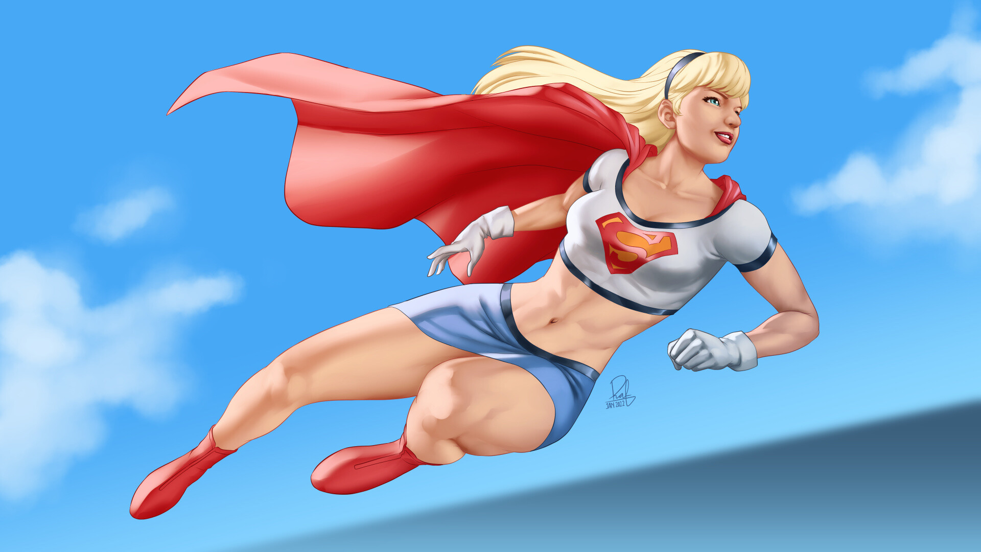 ArtStation - Fly on, Supergirl!