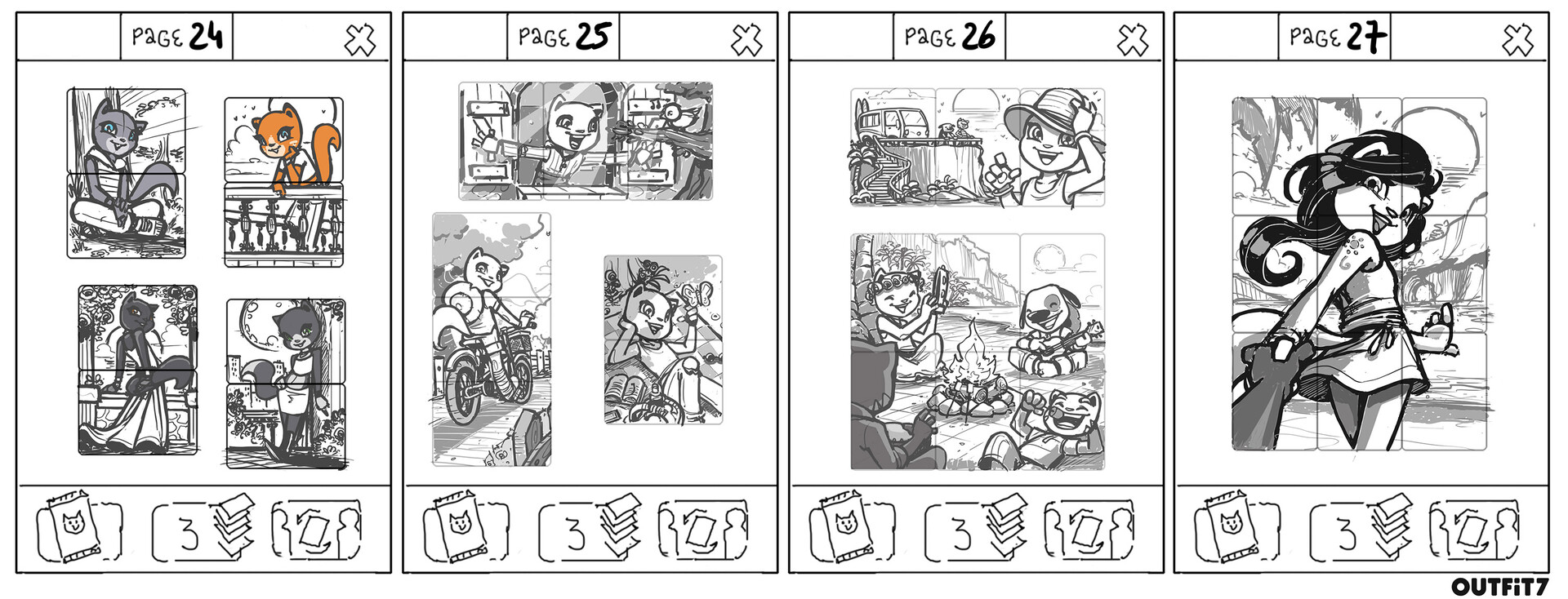 talking angela 2 coloring pages