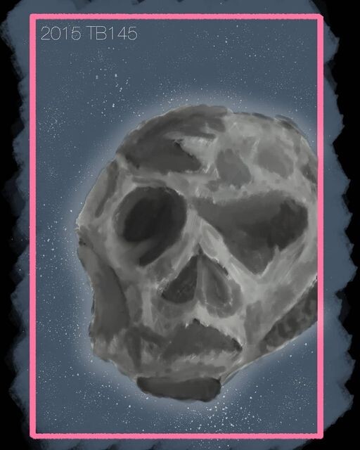 ArtStation - Skull Asteroid