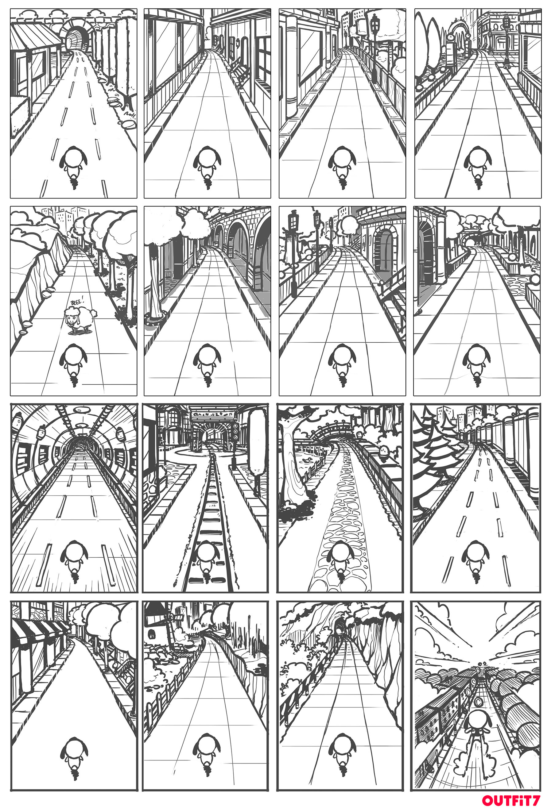 how to draw tom gold run