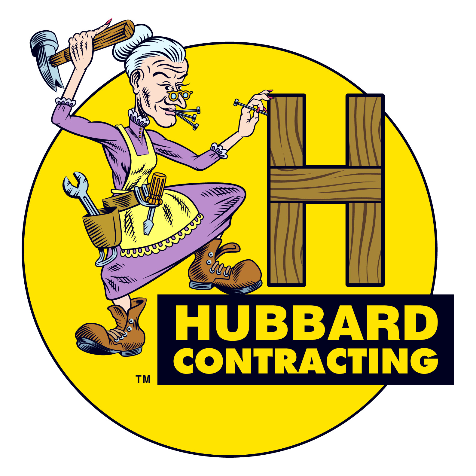 EYECATCHER Graphics & Design - Hubbard Construction Logo/Mascot
