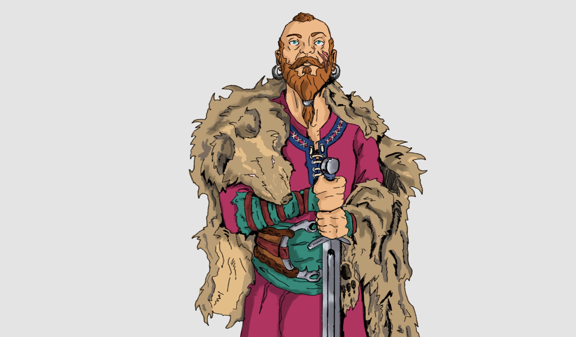 ArtStation - The village chief