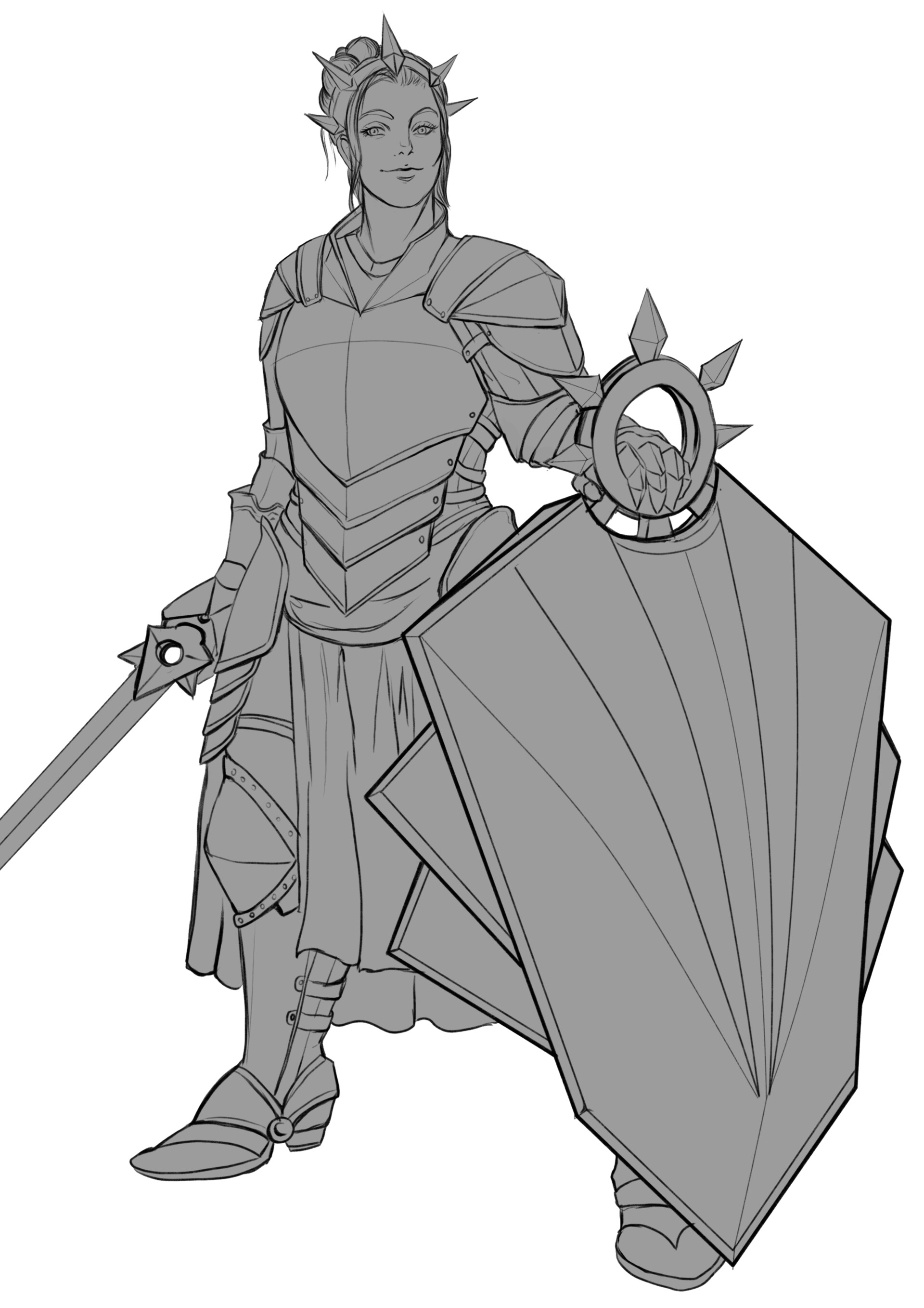 ArtStation - Eleanore- Human Cleric