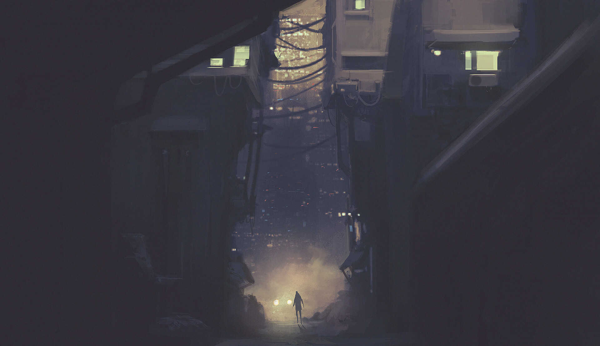 ArtStation - Alley_Sketch