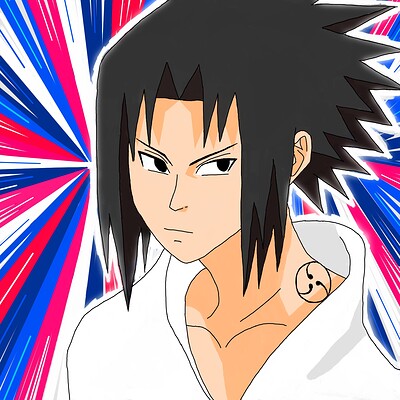 Sasuke Smiling Fanart