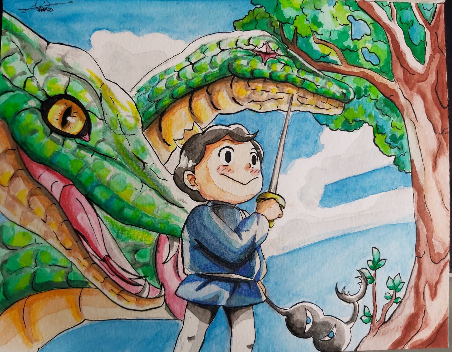 ArtStation - Ousama Ranking - Boji Fanart