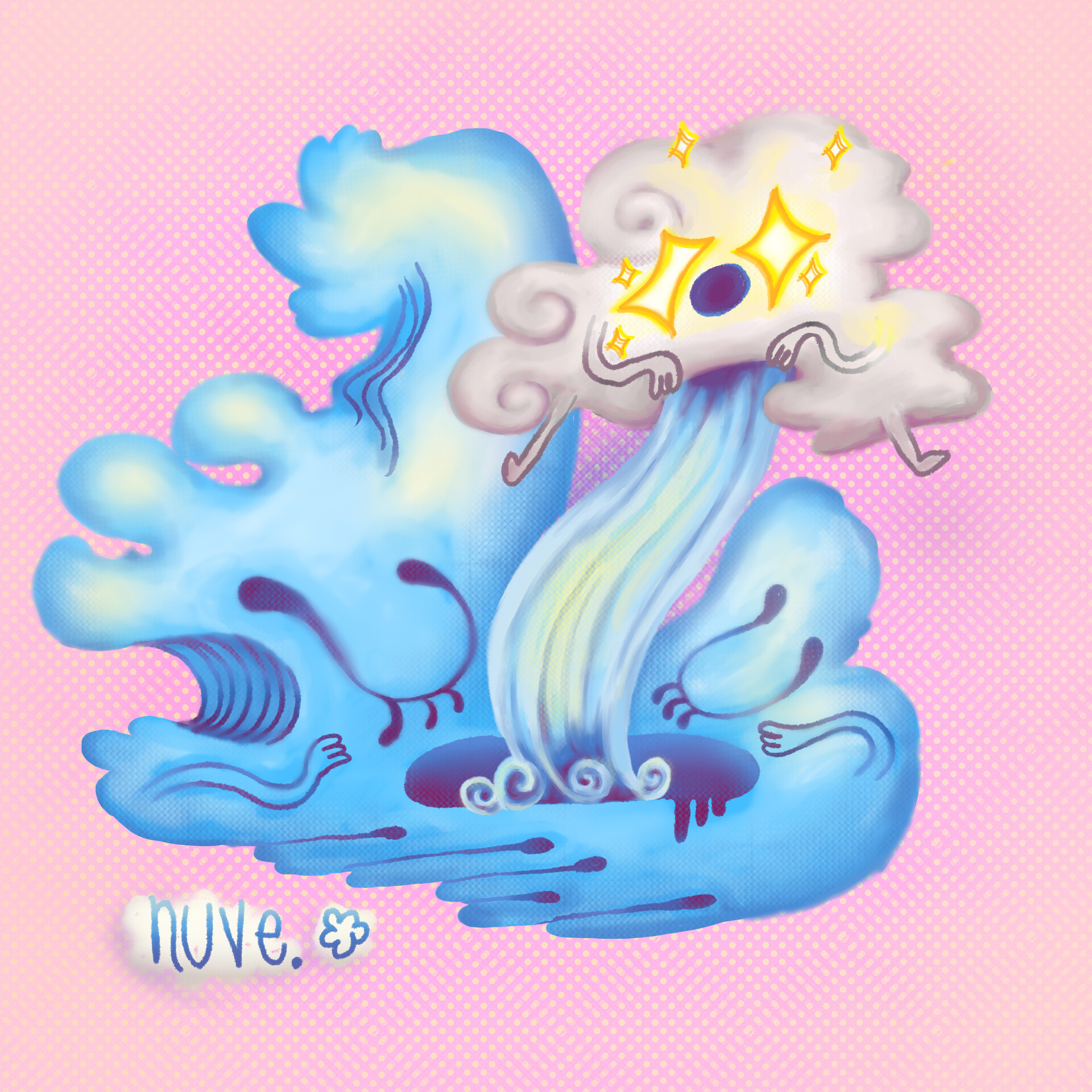 ArtStation - ☁️ CUTE CLOUD ☁️ ☁️ NUVE ☁️