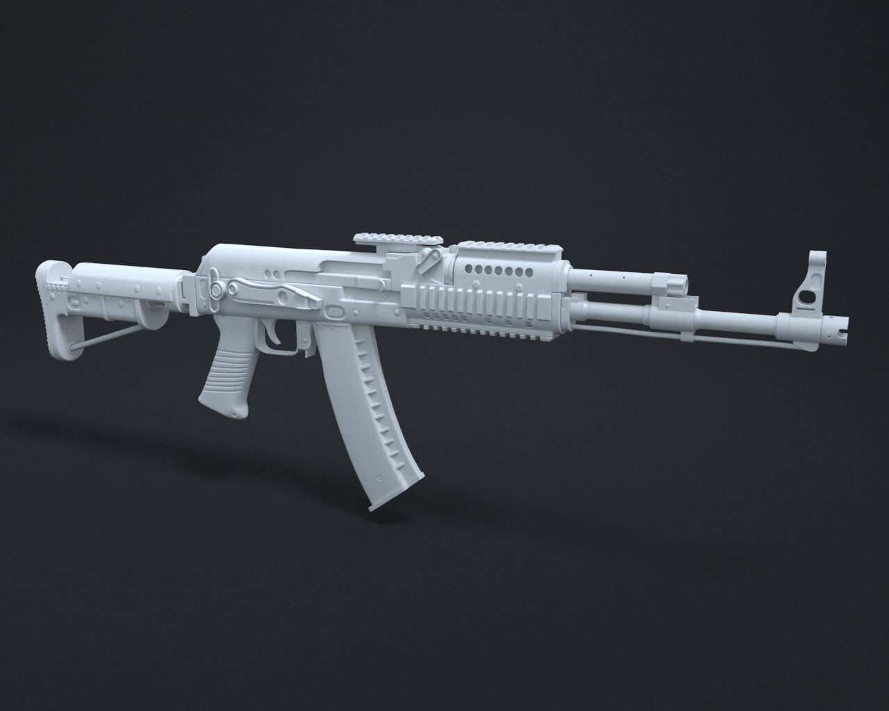 ArtStation - A337 Gun model