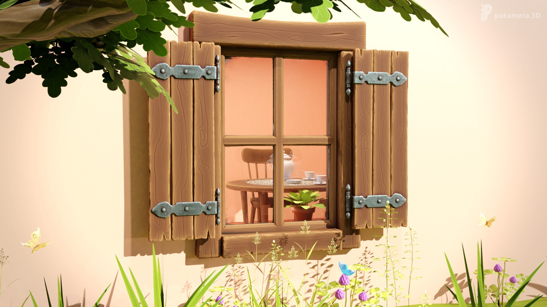 ArtStation - 3D Stylized Window