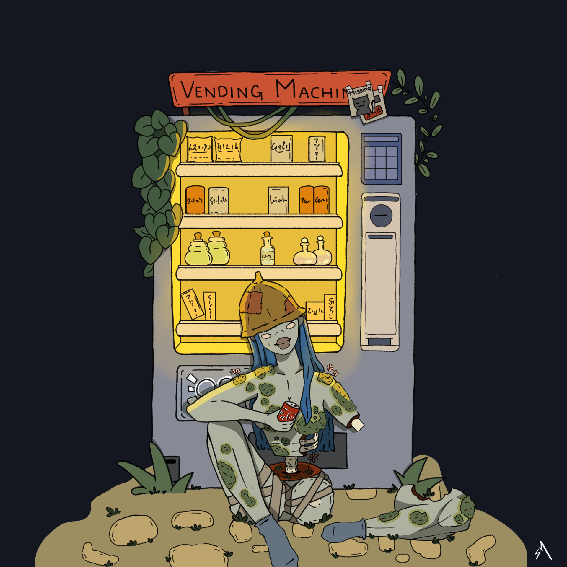 ArtStation - vending machine