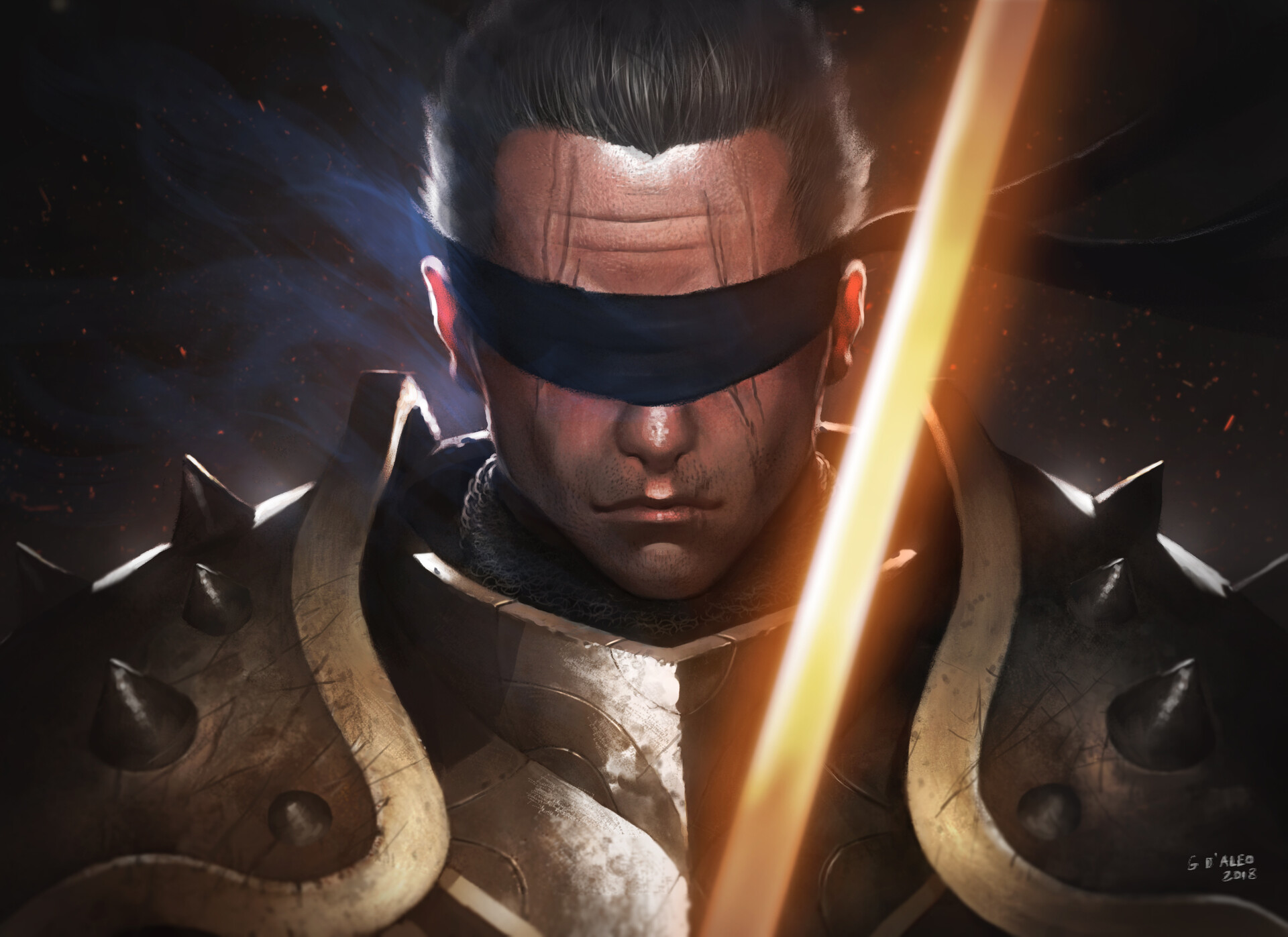 ArtStation - Blind Warrior