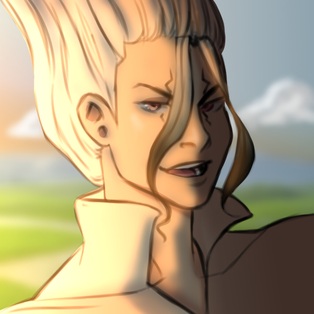 ArtStation - Dr Stone (Arttrober Day #10)