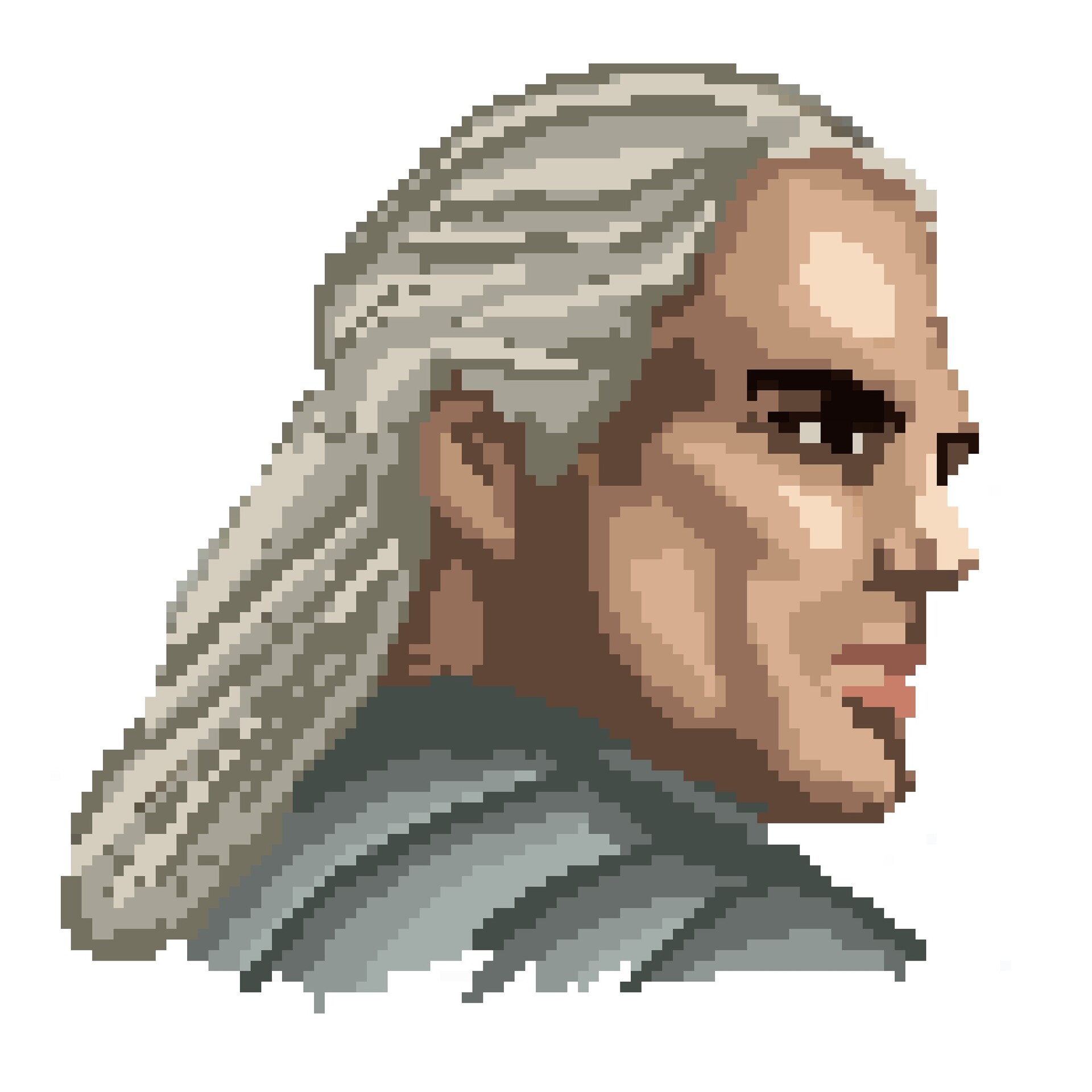 ArtStation - Pixel art witcher