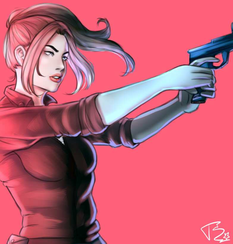 ArtStation - Claire Redfield (Arttrober Day #23)