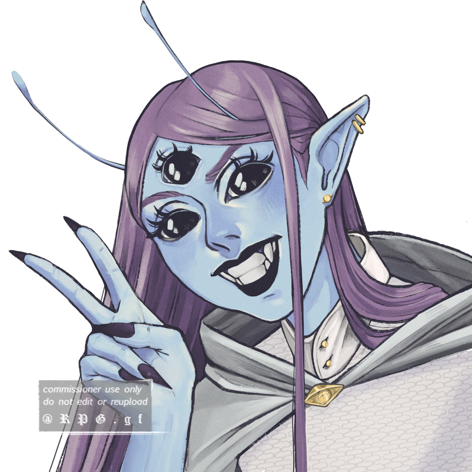 ArtStation - Alien_Elf_GirlCommission