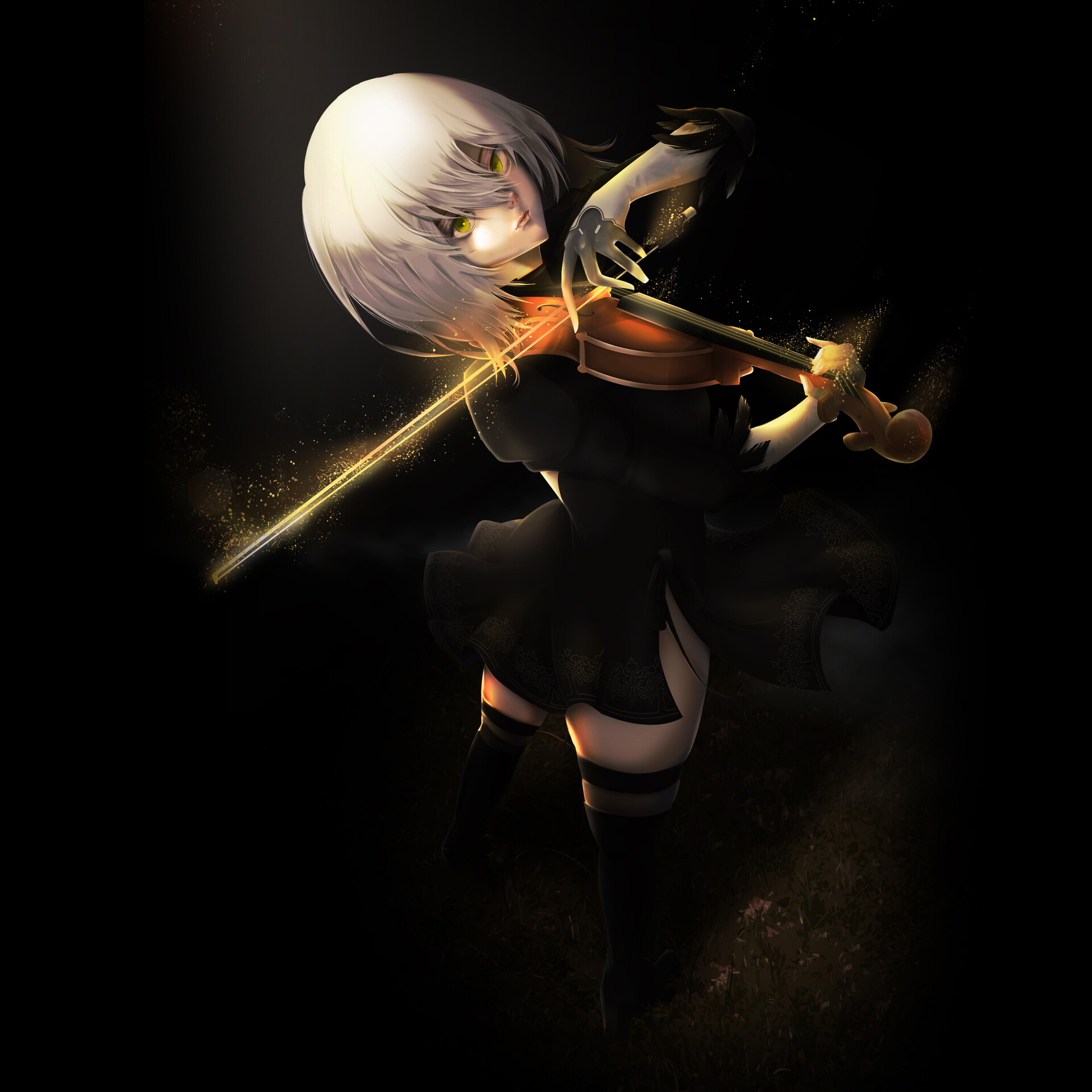 Javi Aqueche - YoRHa B2 - Nier:Automata🎨🎮 Fanart