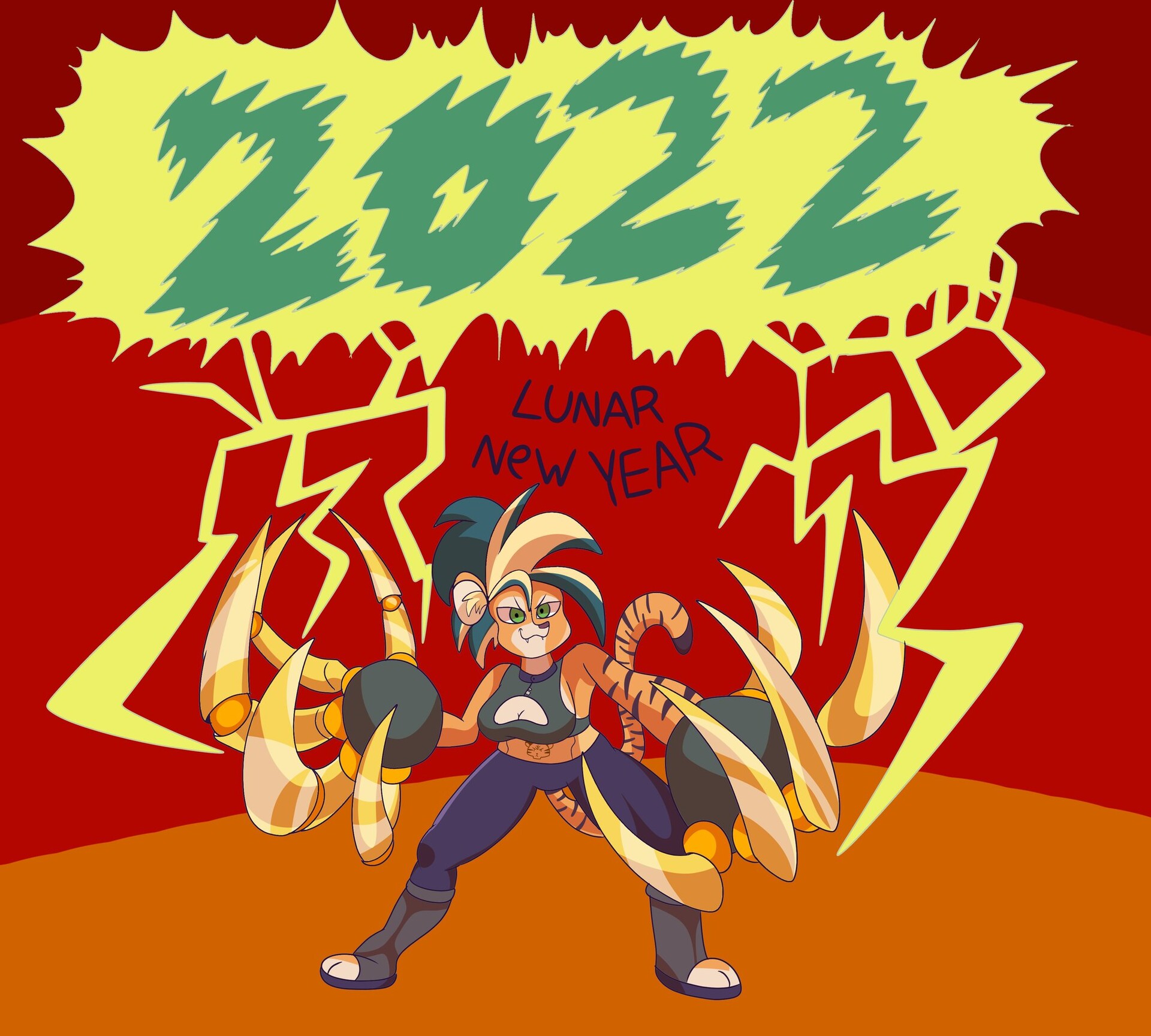 ArtStation - Lunar New Year 2022 Moxie.