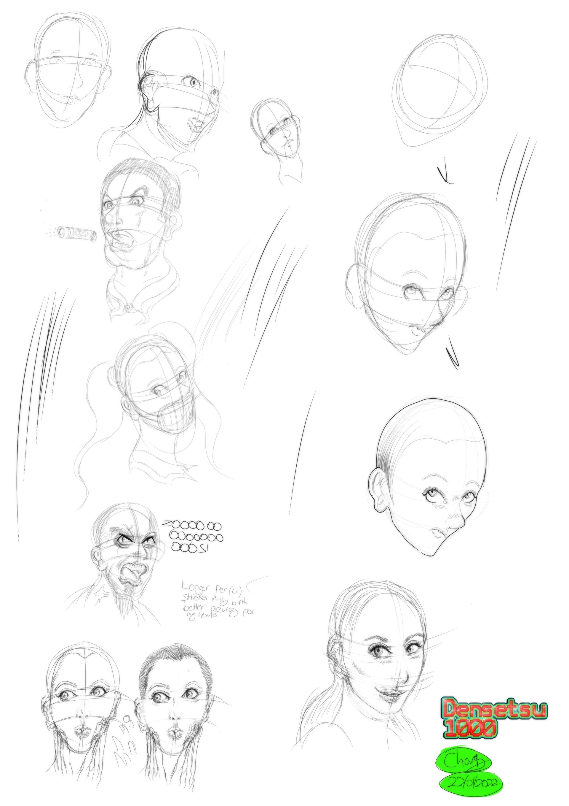 ArtStation - Digital Sketch Practice - 22/01/2022