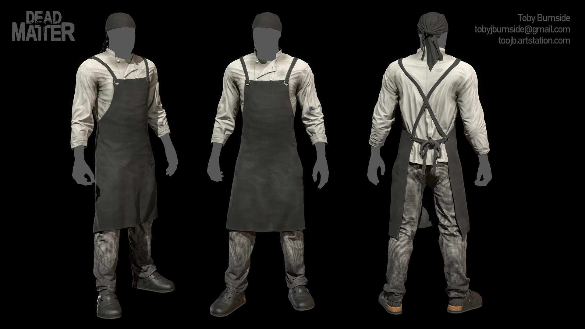 Toby Burnside - Line Cook Starter Outfit - Dead Matter