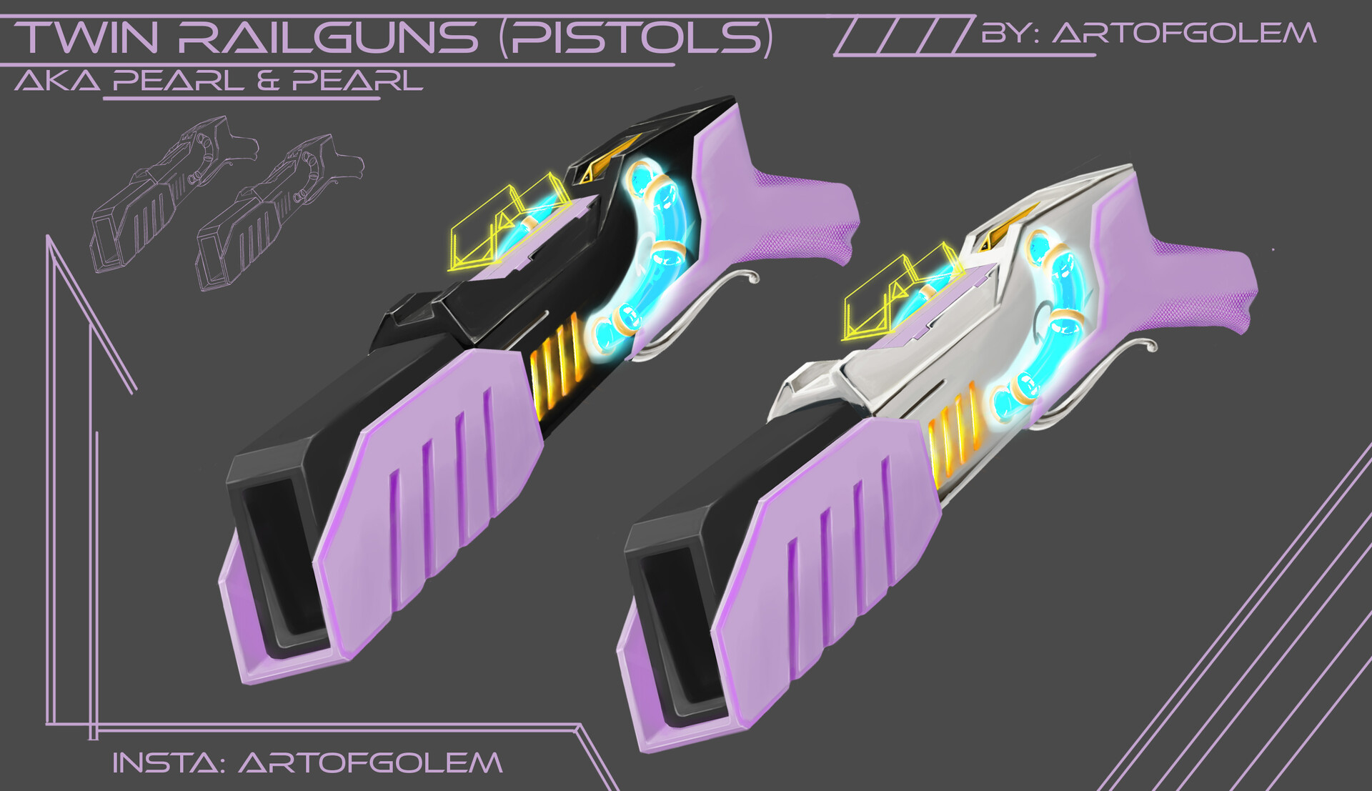 ArtStation - Pearl & Pearl The Twin Railguns