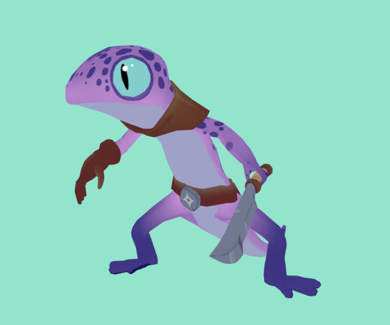 ArtStation - Gecko Warrior